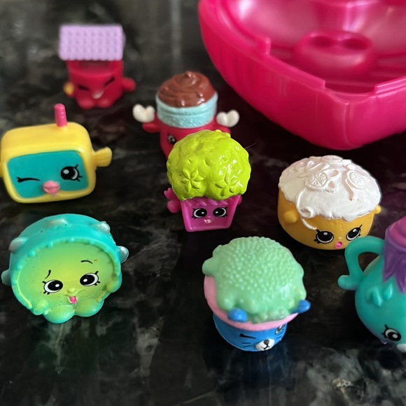 Shopkins | Toys | Shopkins With Pink Heart Container And Two Rings ...